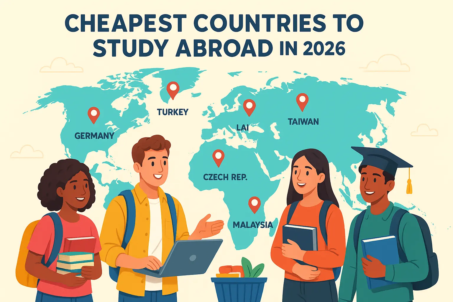 Cheapest Countries to Study Abroad in 2026